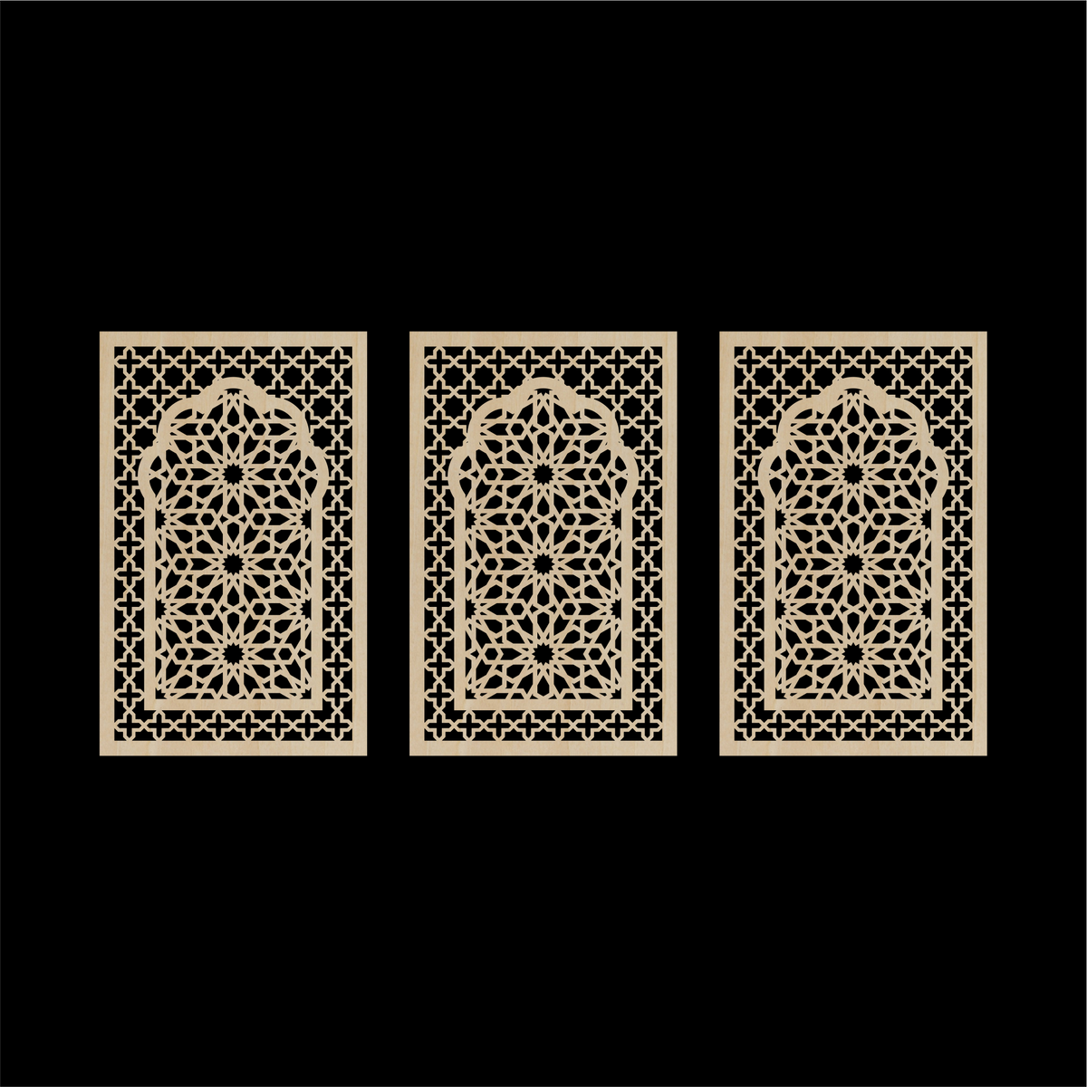 WDFA-010 - Wall Decor Framed Arch, Moroccan, Spanish, Moorish, Lattice ...